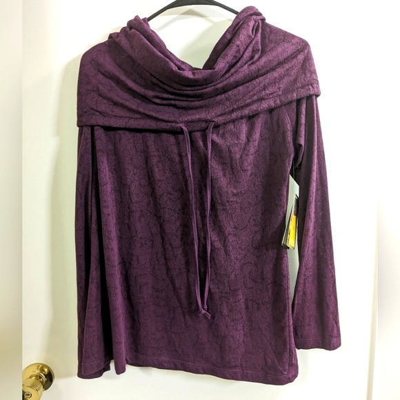 Lole' | Tops | Nwt Lole Purple Long Sleeved Cowal Neck Top | Poshmark